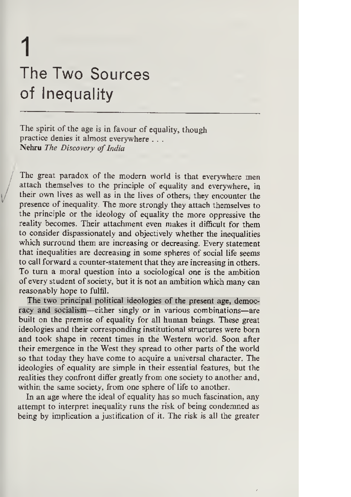 Andre Beteille - Inequality Among Men-Basil Blackwell (1977) - 1 The ...