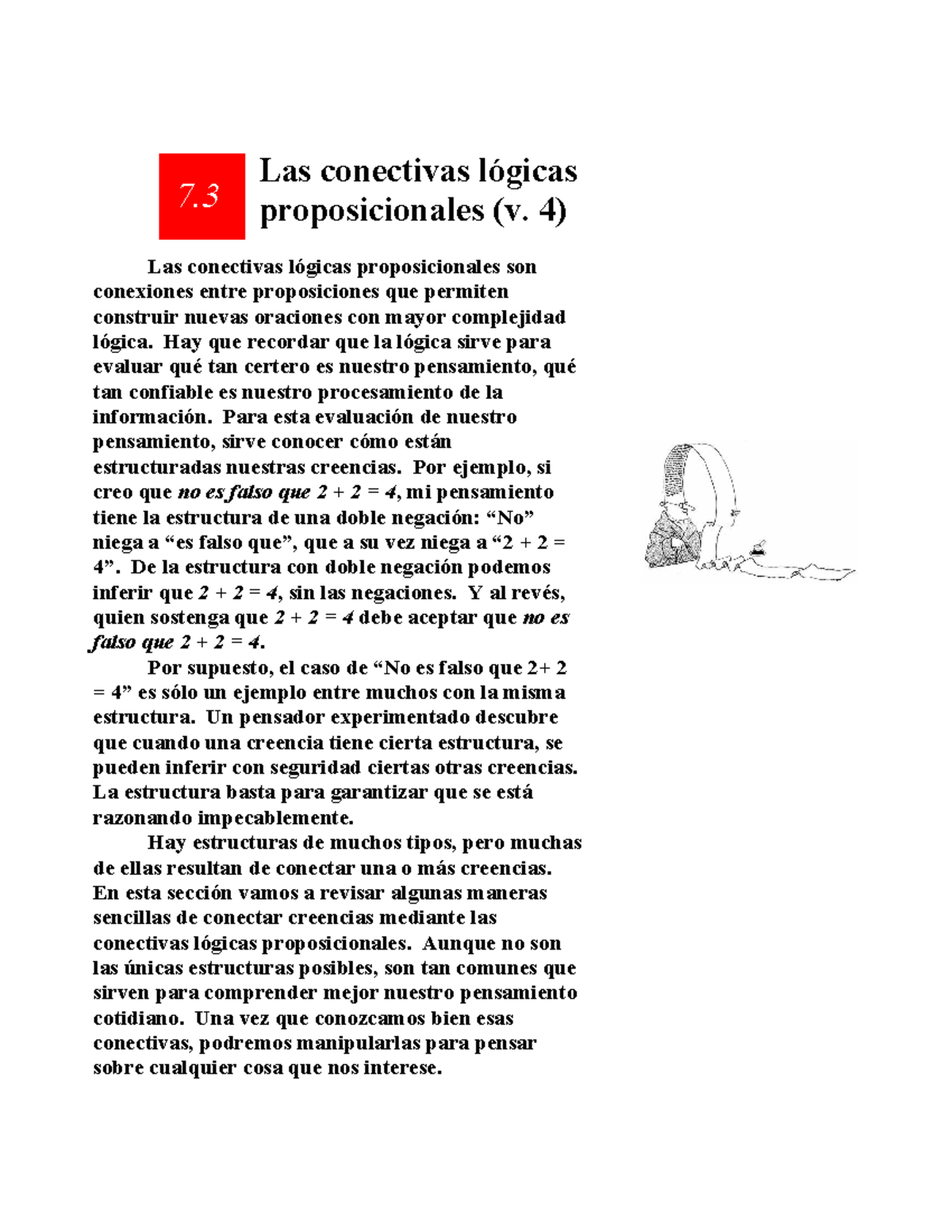 Tablas - Las conectivas lógicas proposicionales (v. 4) Las conectivas ...