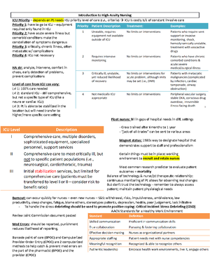 Cardiac BLS - Cardiac BLS/ACLS Chest compressions o Depth – 2 – 2 ...