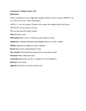 SNU501 Assignment 2 Answers Template - SNU501 Data Analysis Assignment 2 (20%) SNU501 Assignment ...