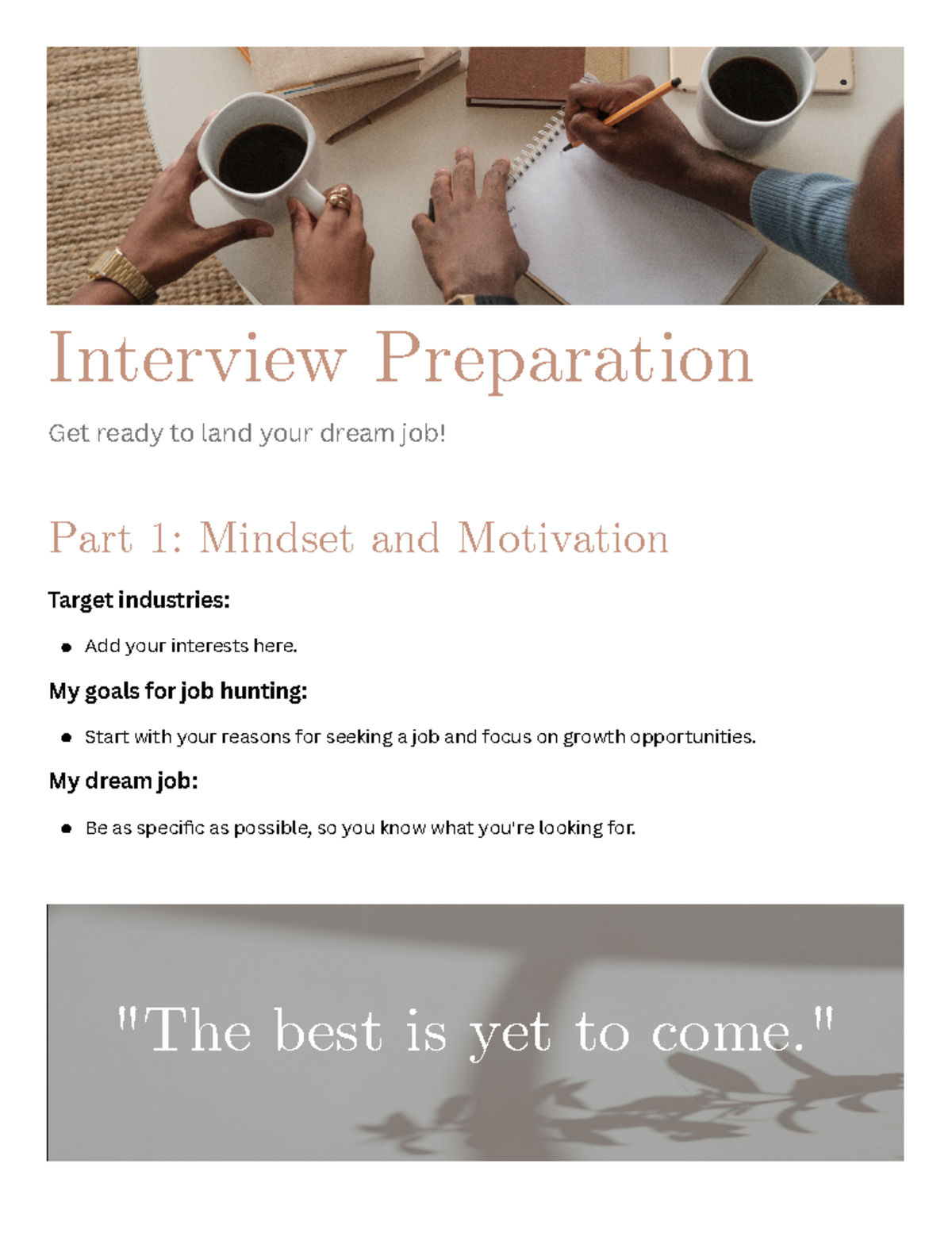 Interview Preparations - Interview Preparation Get ready to land your ...