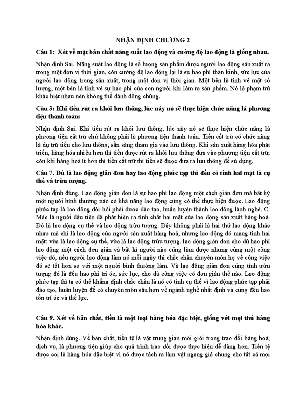 KTCT-full-HD - Kinh tế Chính trị mac lê nin cho các bạn nào cần ôn tập ...