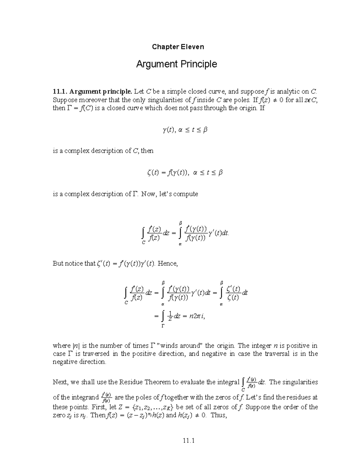 Physics chapter 11 - Argument Principles Notes In Class - Chapter ...