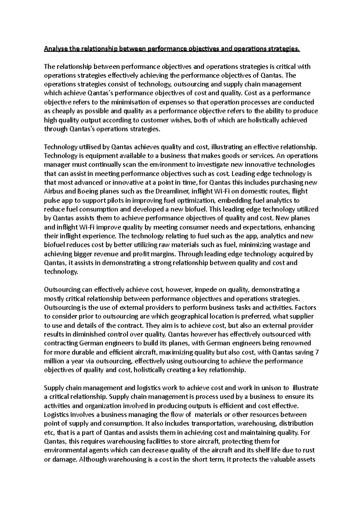 2019 hsc extended response - Analyse the relationship between ...