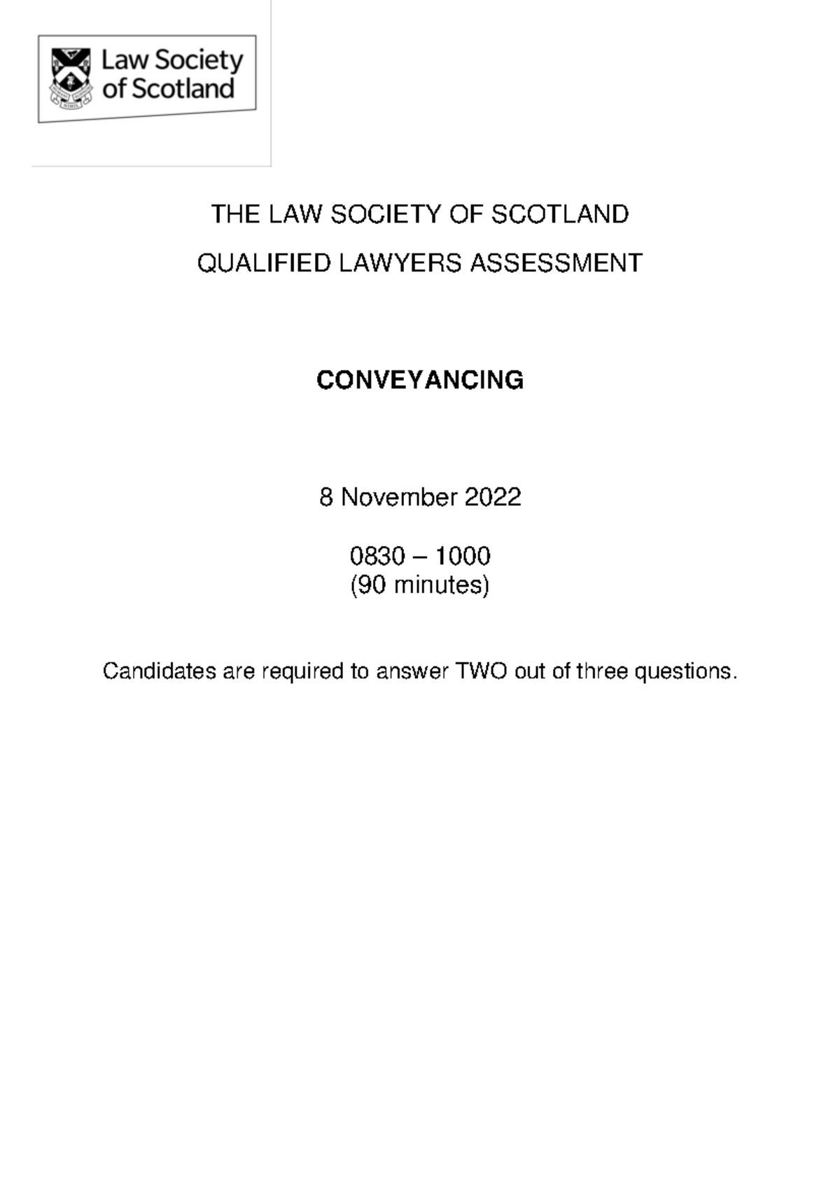 Conveyancing Nov 22 - its a document - THE LAW SOCIETY OF SCOTLAND ...