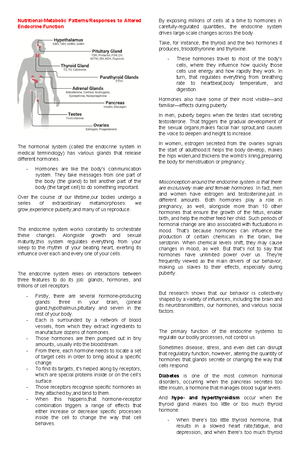 Activity- Endocrine- System - MC 1 ANATOMY AND PHYSIOLOGY ENDOCRINE ...