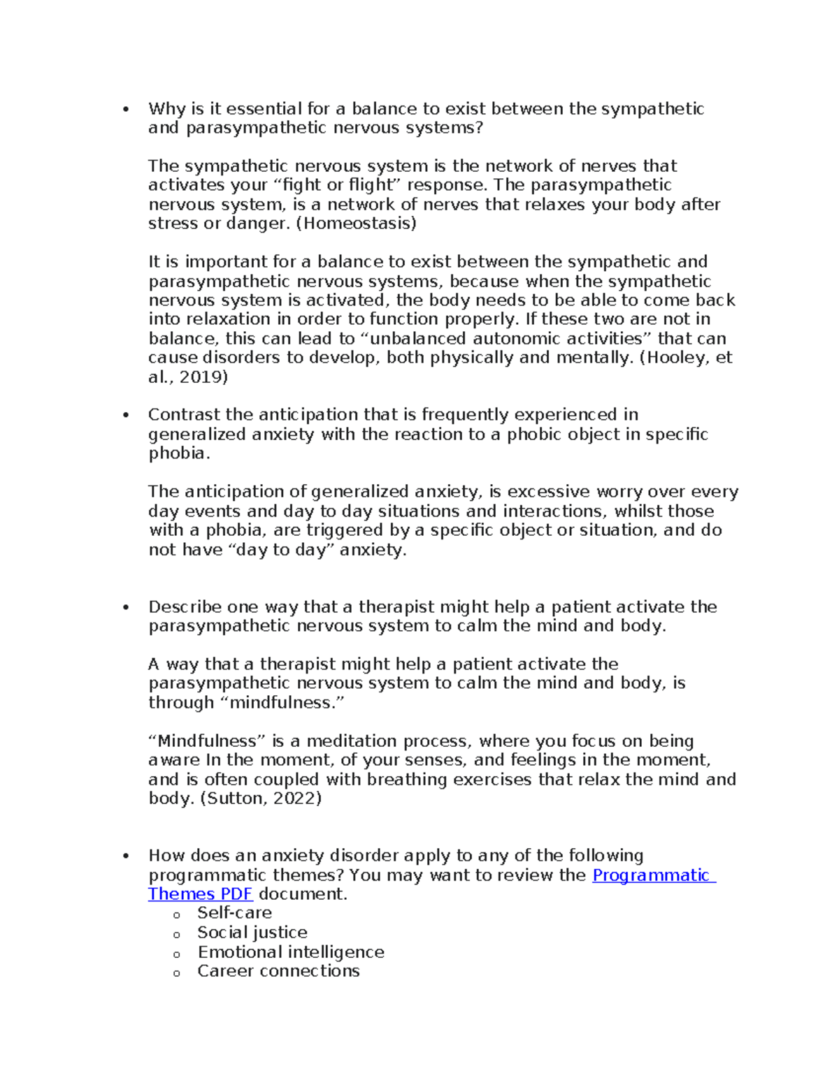 3-1 Anxiety fear and stress - Why is it essential for a balance to ...