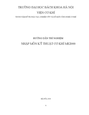 Kỹ thuật cơ khí - Kỹỹ thu t cậ ơkhí Ngành kỹỹ thu t Cậ ơ khí là m t ngànhộ ứng d ng các nguỹên ...
