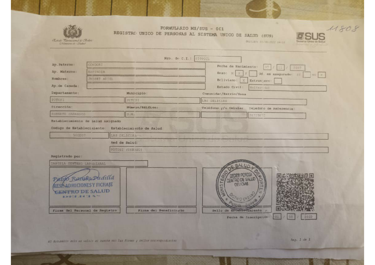 Image to PDF 20240701 11 - FORMULARIO 001 11808 REGISTRO UNICO DE PERSONAS AL SISTEMA UNICO DE ...