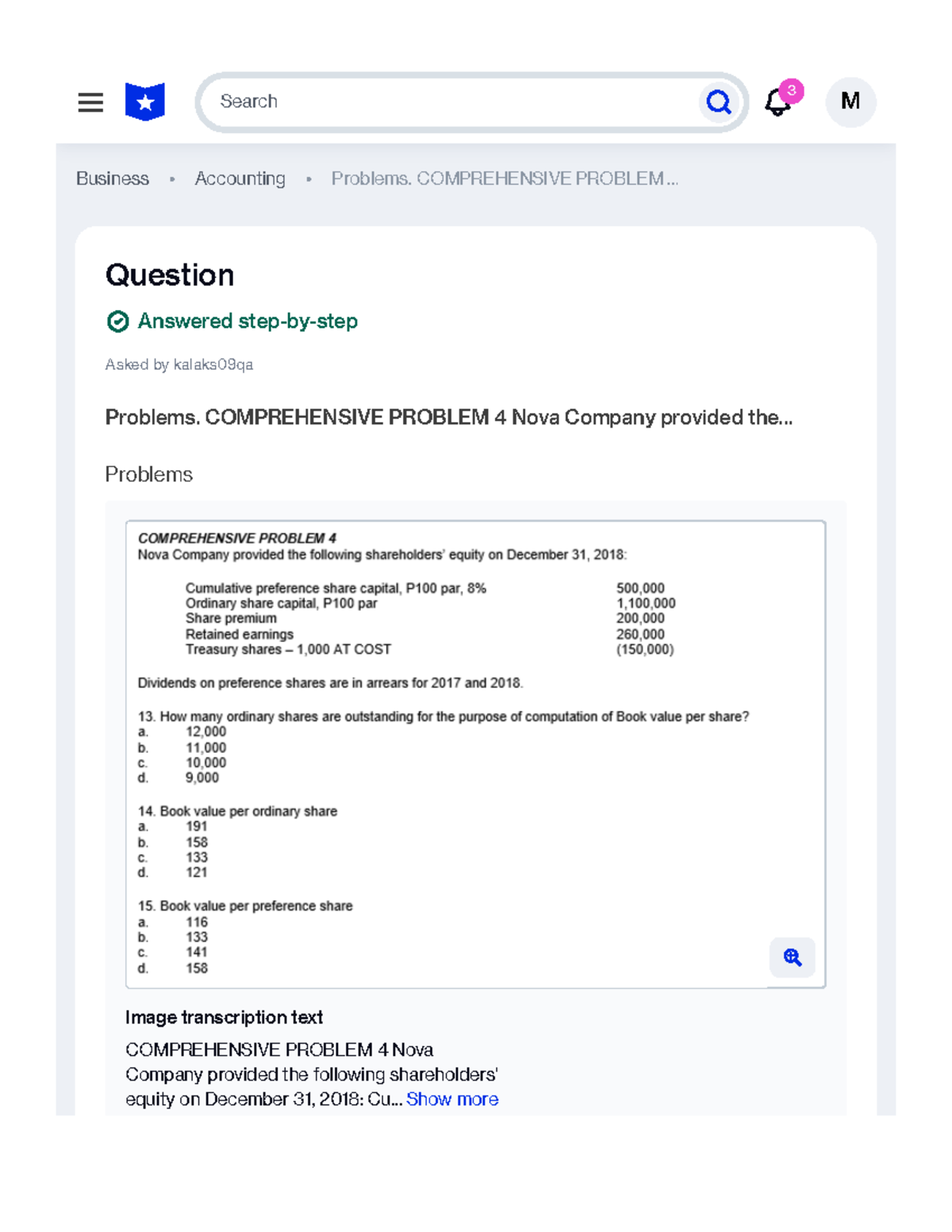 [Solved] Problems. Comprehensive Problem 4 Nova Company provided the... Course Hero - Business ...