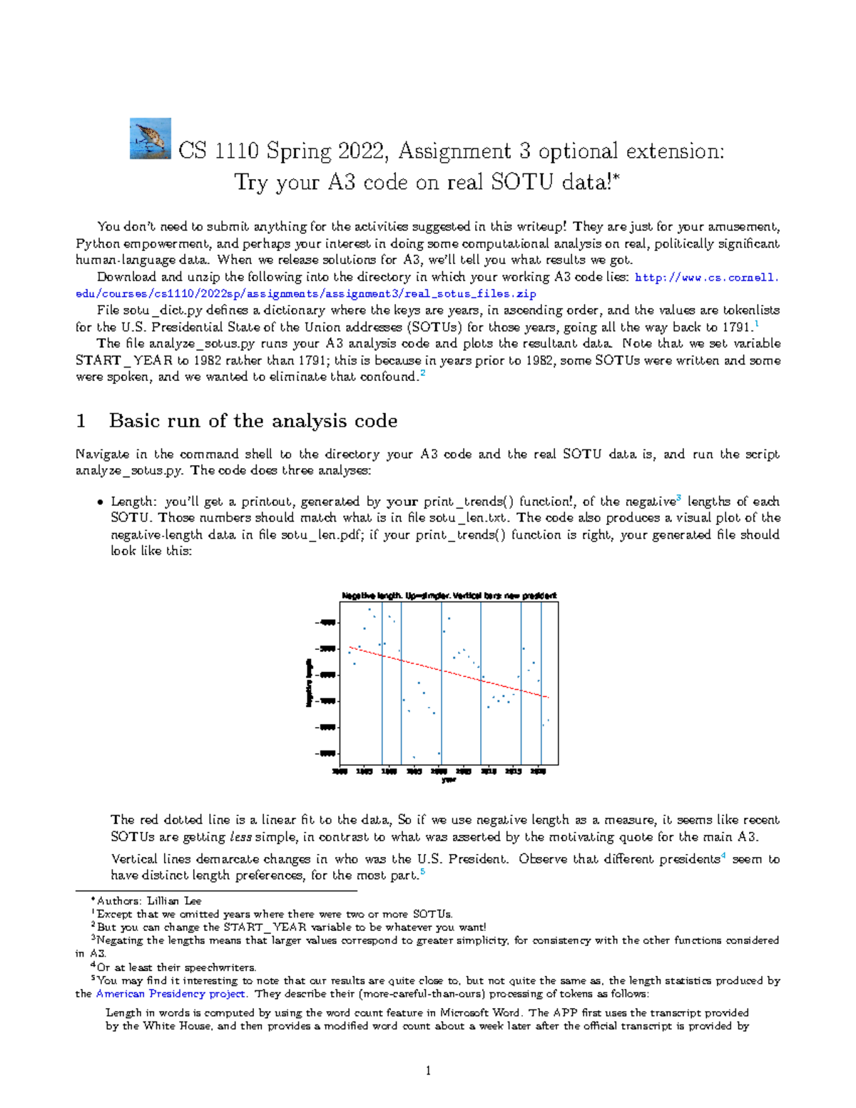 A3 optional-2 - Homework assignment from CS 1110 taught by Professor Anne Bracy and Professor ...