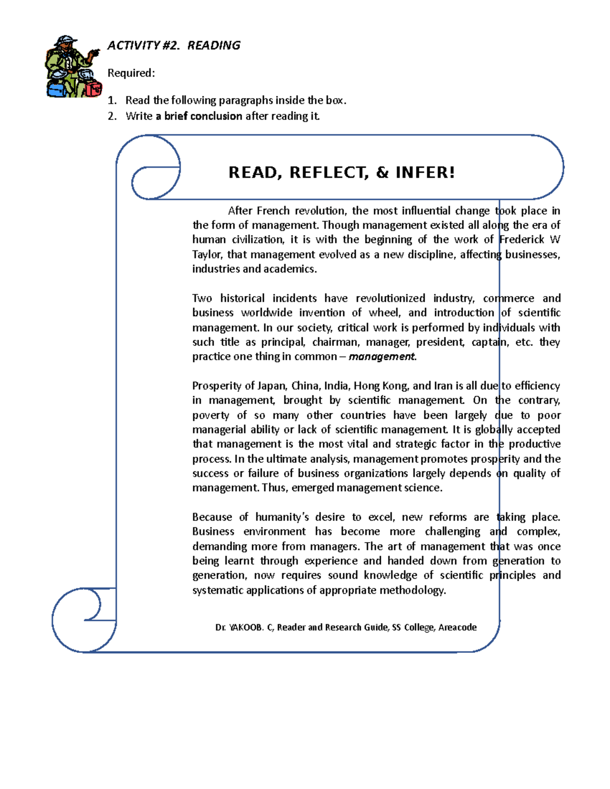 Reading-Activity-1 - just to download the file - ACTIVITY #2. READING ...