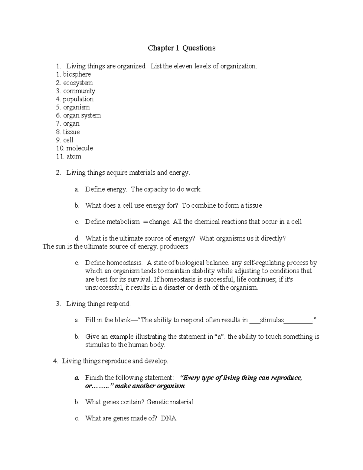 Stacie Stewart Chapter 1 EC Questions - Chapter 1 Questions Living ...