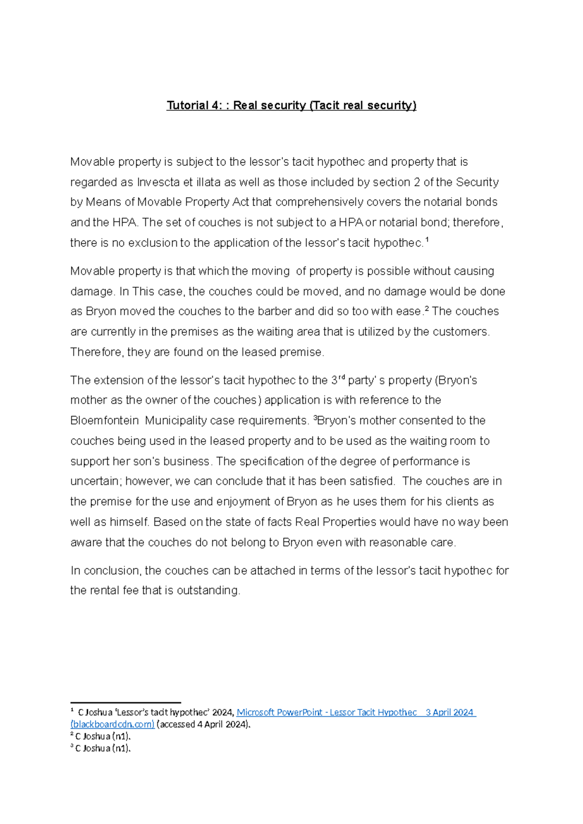 SAR Tutorial 4 - real security - Tutorial 4: : Real security (Tacit ...