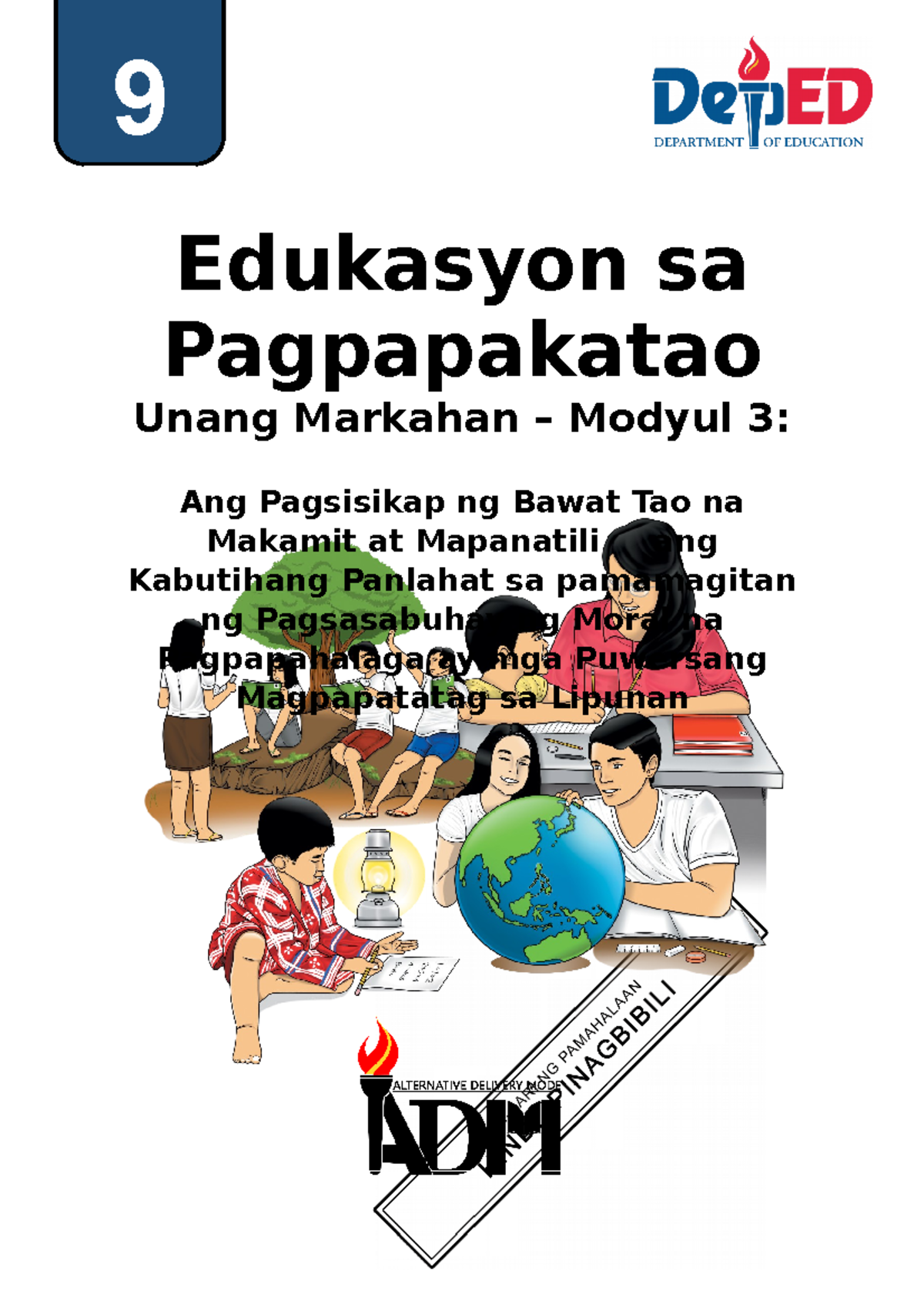 Es P 9 Modyul 1 1 - afhebfba - Edukasyon sa Pagpapakatao Unang Markahan – Modyul 3: Ang ...