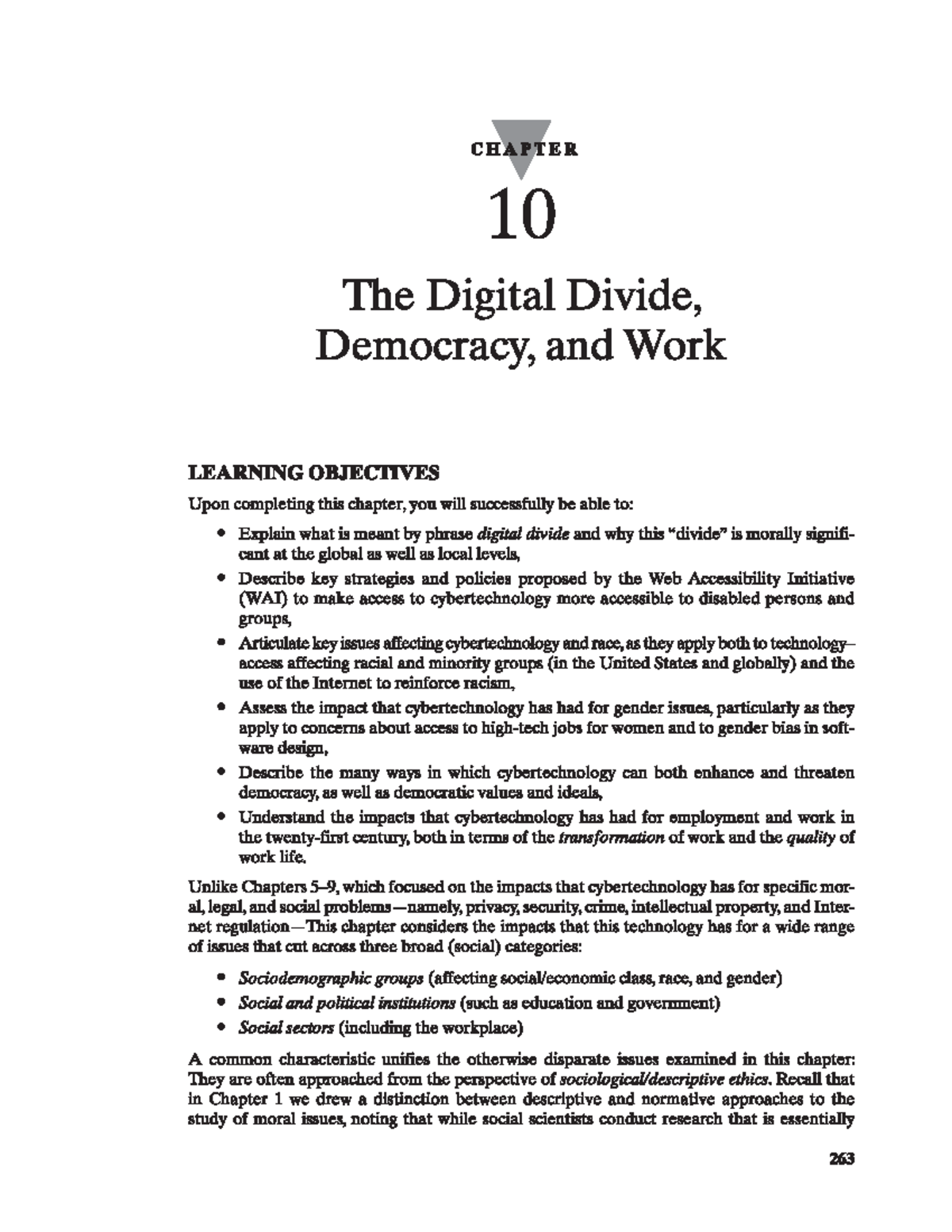 The Digital Divide - .... - Technology, Ethics and Global Society - Studocu