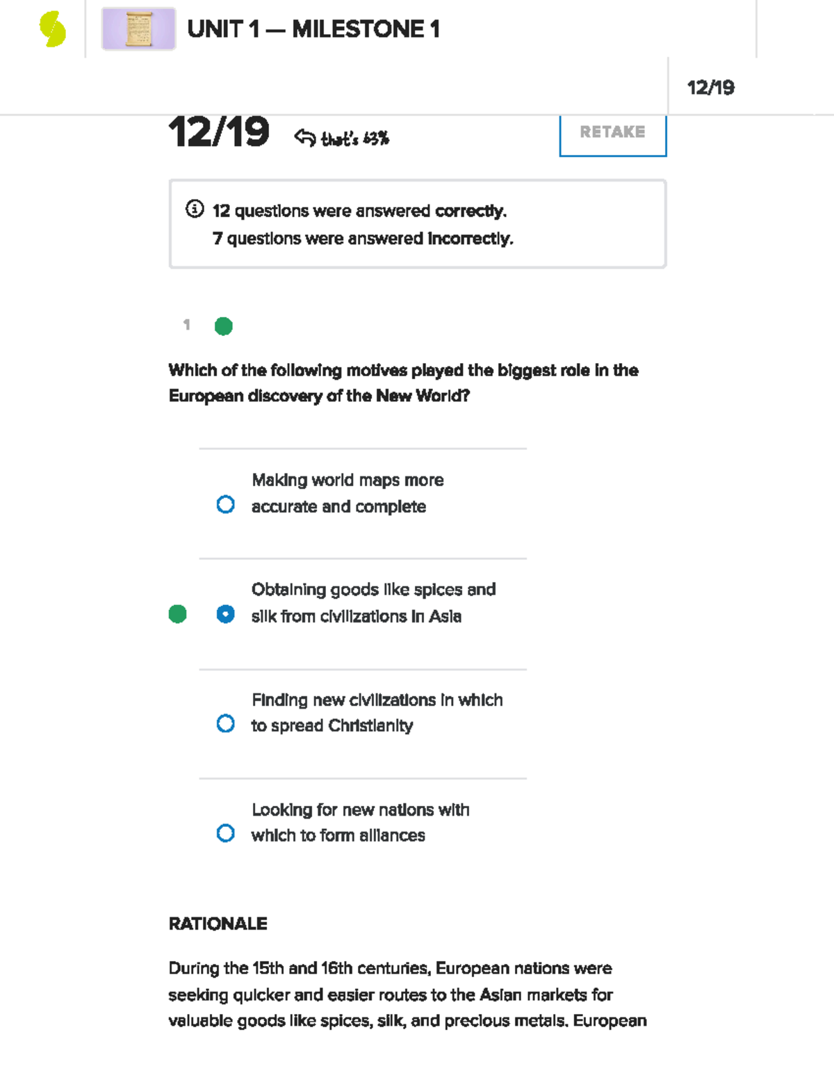 Milestone 1 Unit 1 Answers - Art 102 - Studocu
