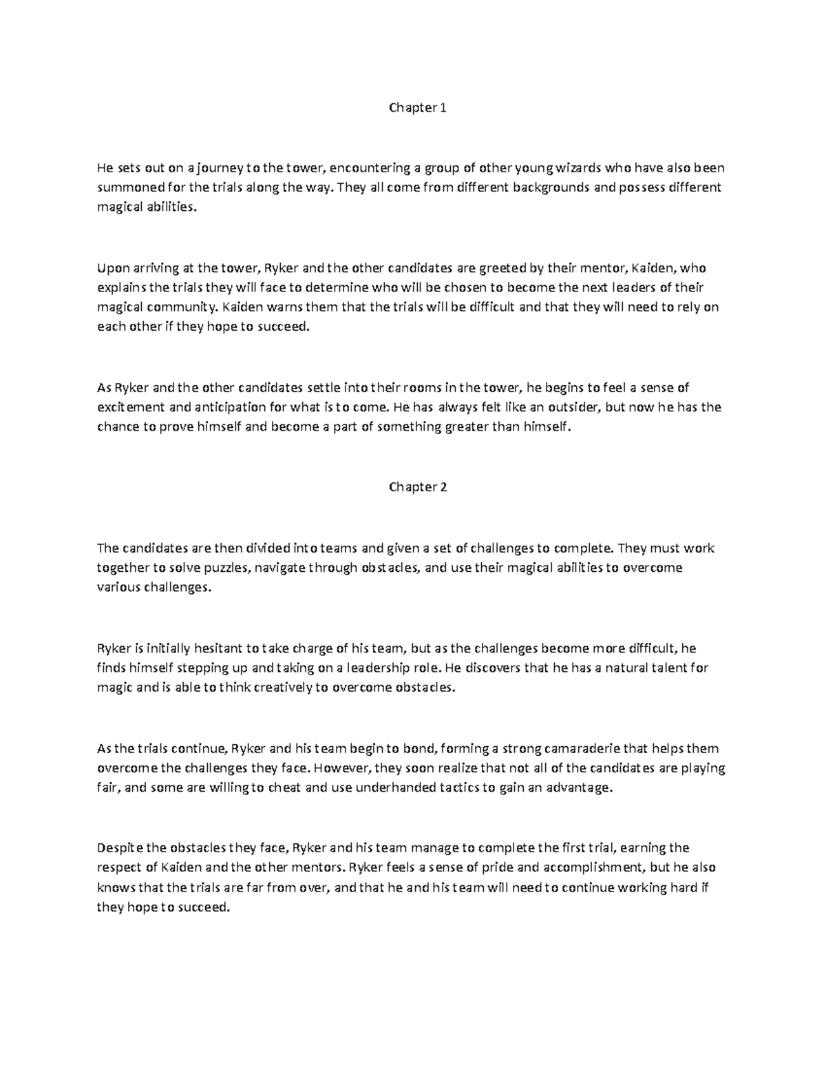 The Trials of the Core - Chapter 1 introduces us to the protagonist ...