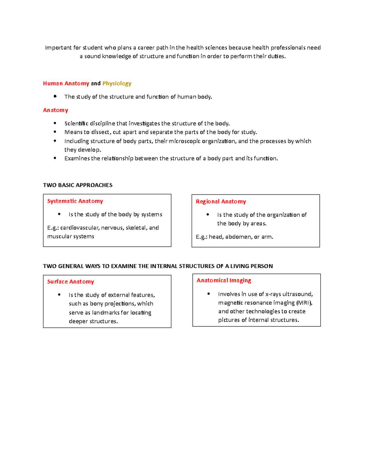 HAP notes - HELLO - Important for student who plans a career path in ...
