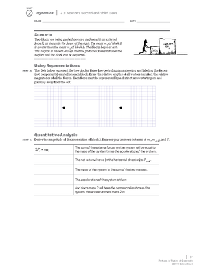 2d newtons 3rd law and eliminating internal forces - | 35 UNIT 2 ...