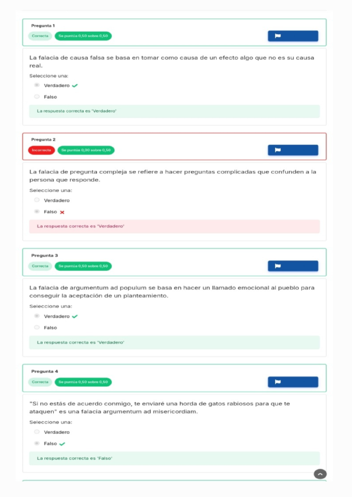 Actividad 9 - Filosofia - Pregunta 1 Correcta Se puntúa 0,50 sobre 0,50 ...