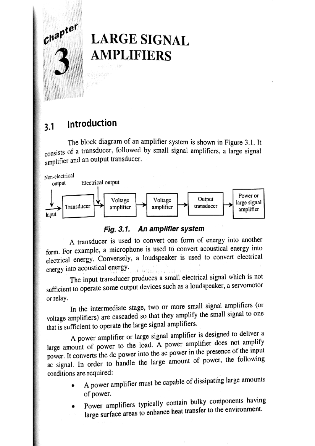 Large-signal-amp - Notes - Chapter LARGE SIGNAL 3 AMPLIFIERS 3 ...