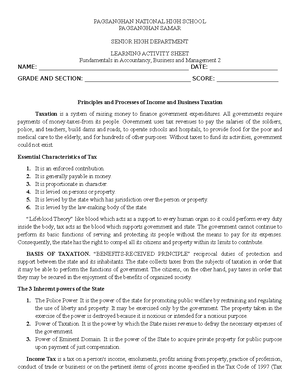 FABM1 TEST 1ST Quarter - Summative Test for Fundamentals in Accountancy ...