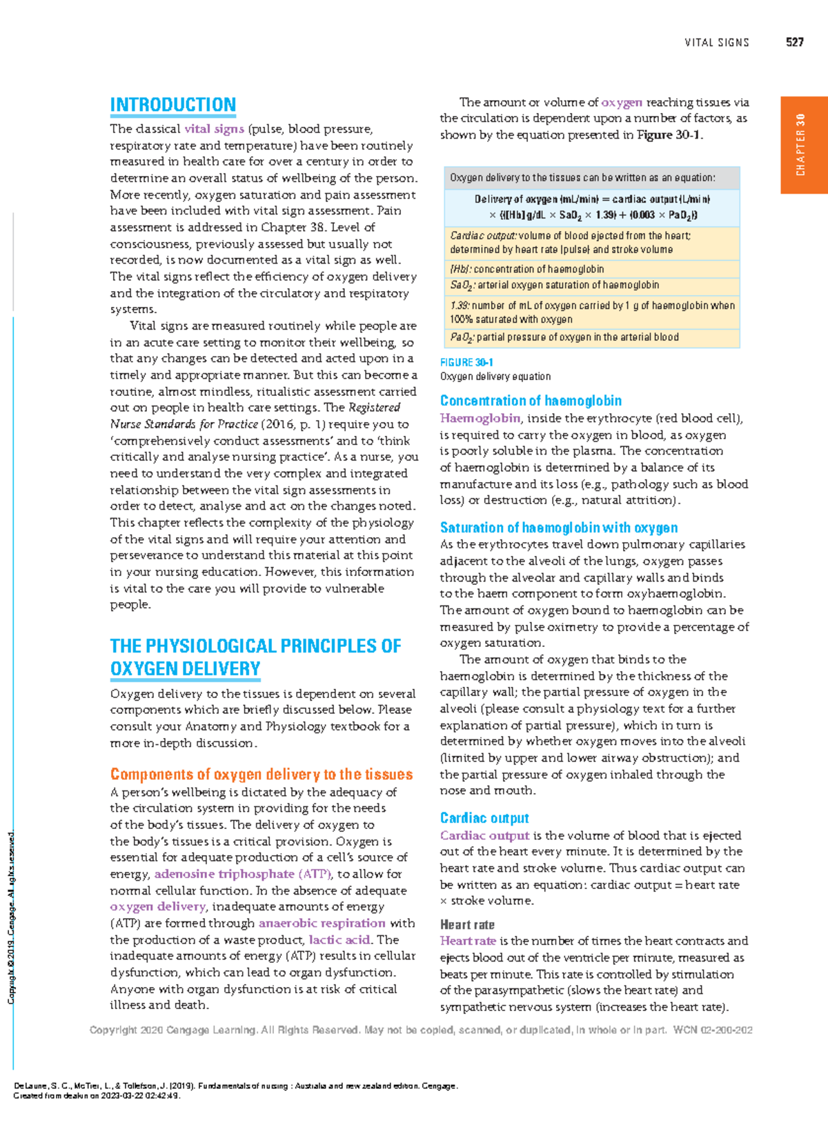 Fundamentals of Nursing Australia and New Zealand - V I TA L S I G N S ...