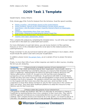 Task 1 Template - analysis - RGM3: Analysis of a TextTask 1 Template ...