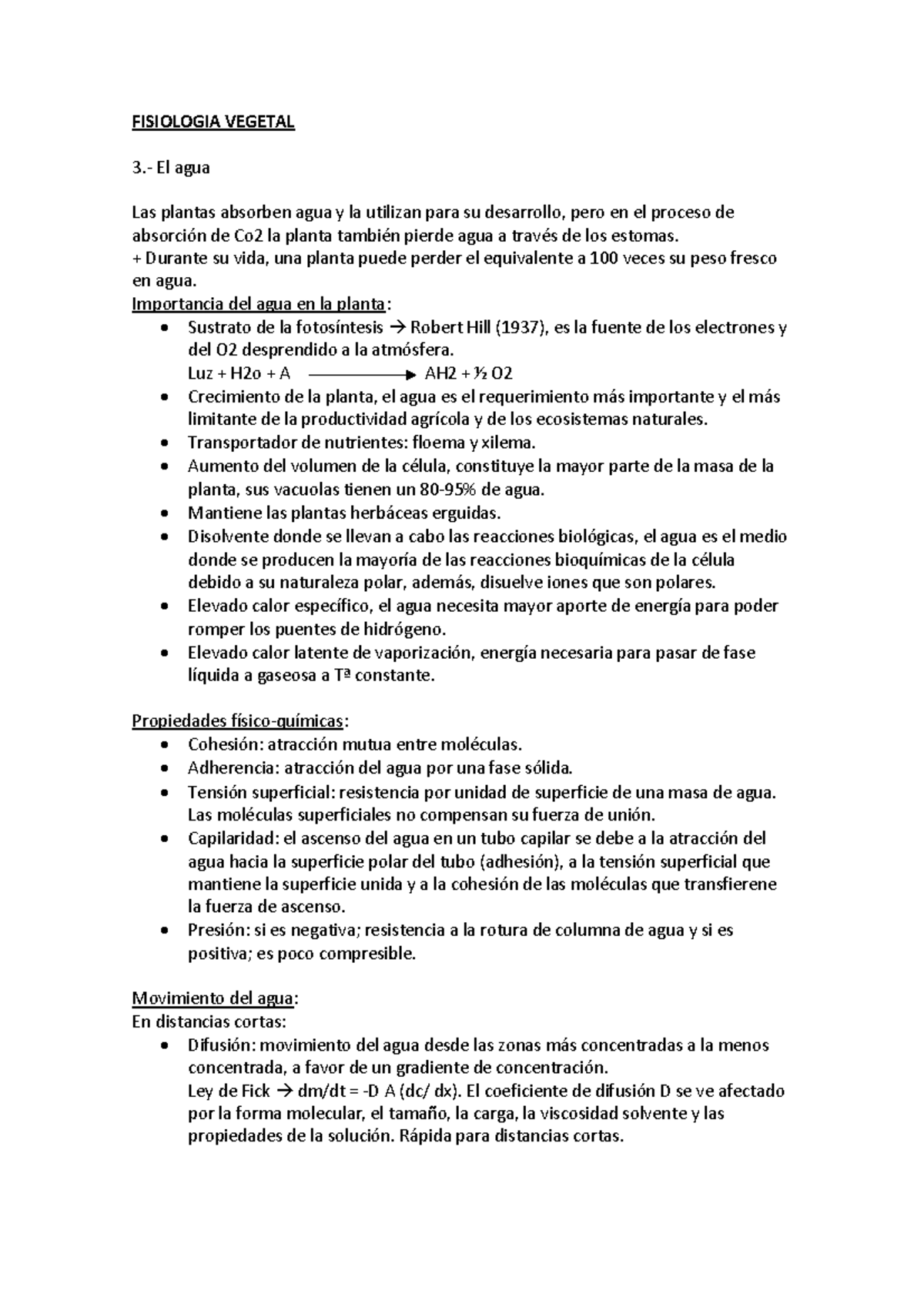 Tema 3 - Fisiologia- Vegetal - Warning: TT: undefined function: 32 ...