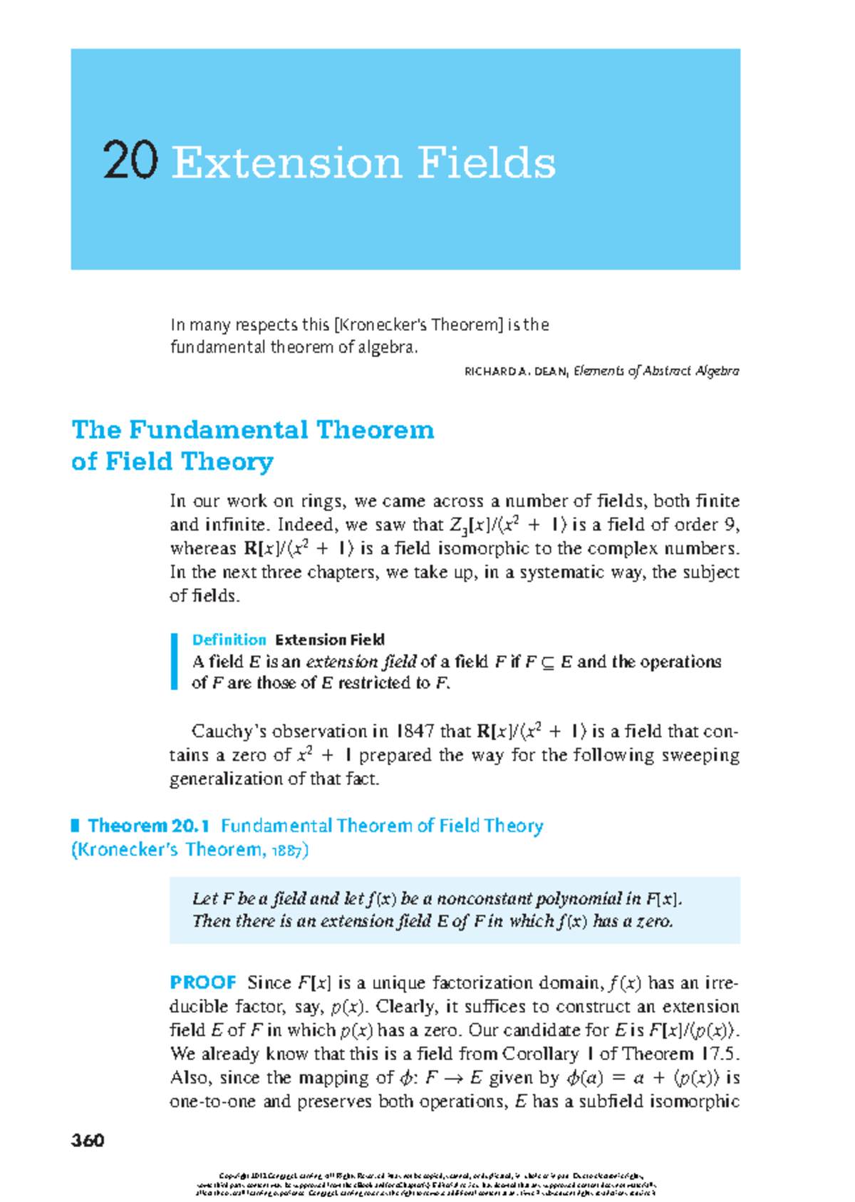 Extension Fields - ini adalah materi pada mata kuliah Struktur Aljabar ...