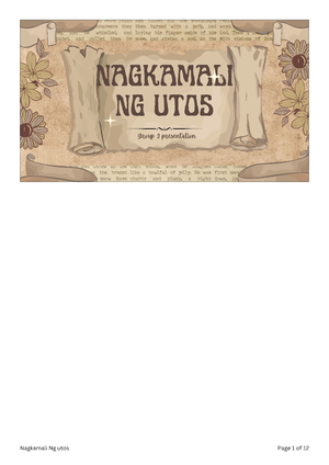 Ang Ating Mundo - isang salaysay - Ang Ating Mundo Ang Kalikasan ay ...