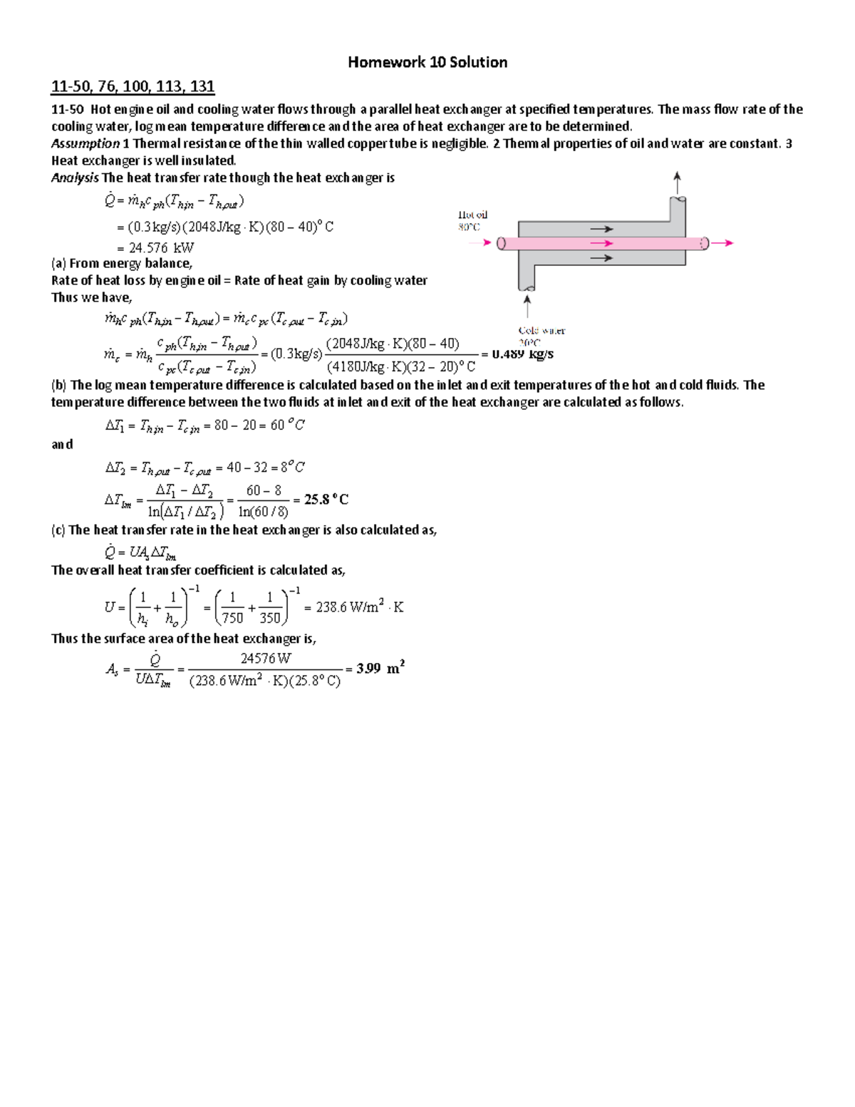 HW10 solution - HW10 - Warning: TT: undefined function: 32 Homework 10 Solution 11 -50, 76 , 100 ...