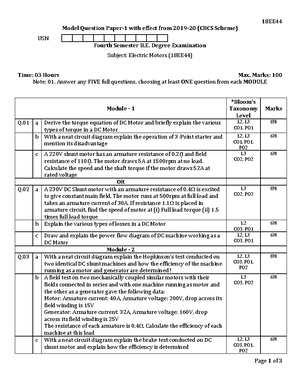 21EE44- Assignment 2 with Copo - THE OXFORD COLLEGE OF ENGINEERING ...