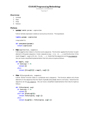 1010 cheat sheet v2 - Summary Programming Methodology - remtType ...