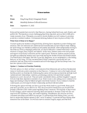 Policy Memo Final Calvin - Memorandum To: Xavier Becerra, Secretary of ...