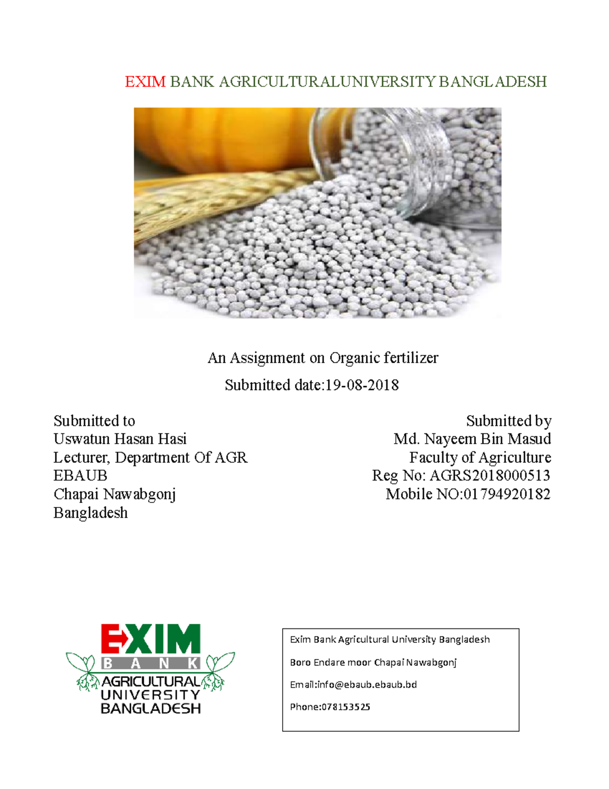 Shikle 513 - hello. i am interested in this presentation - EXIM BANK ...