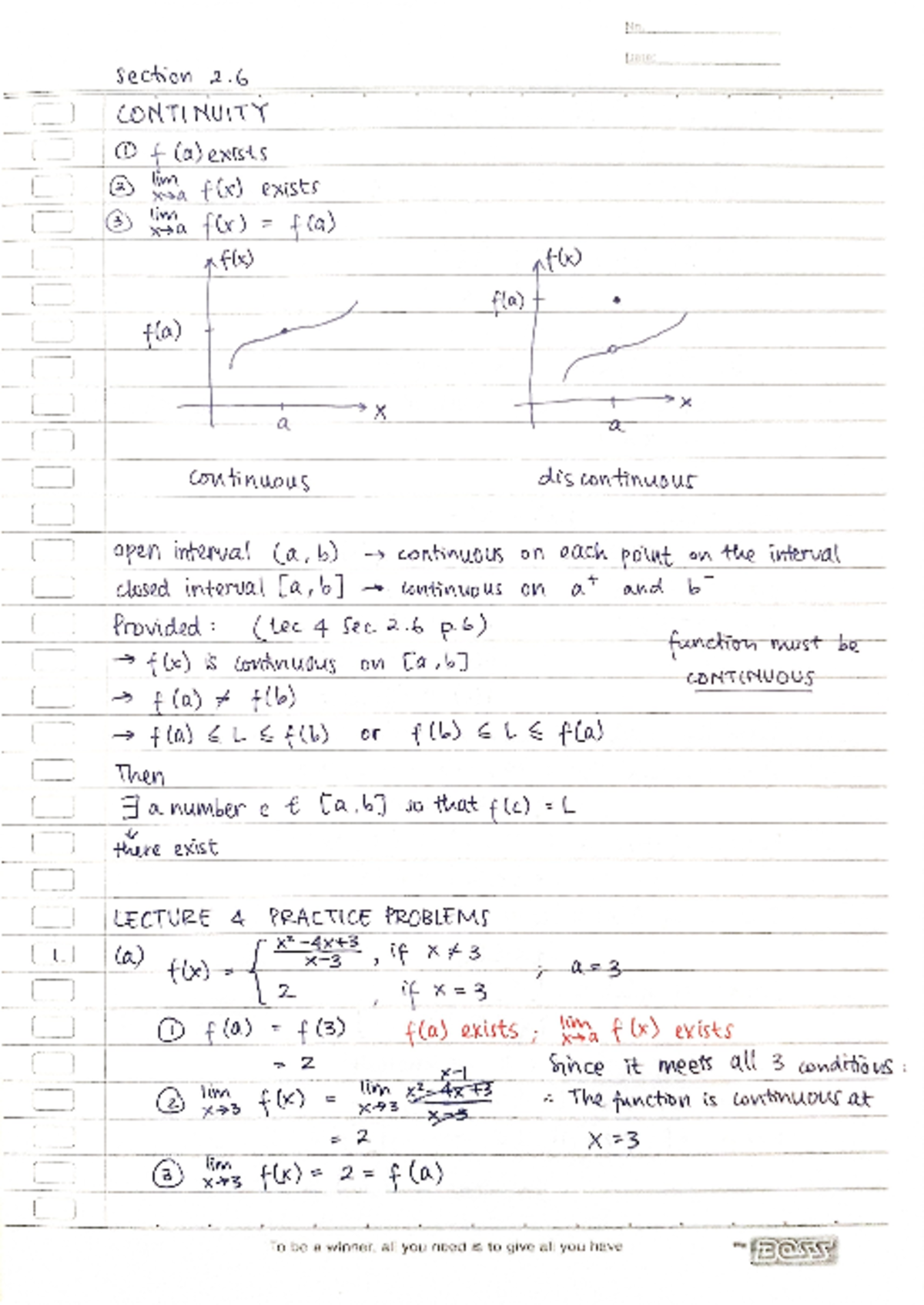MATH2200 Calc I Continuity - MATH 2200 - Studocu