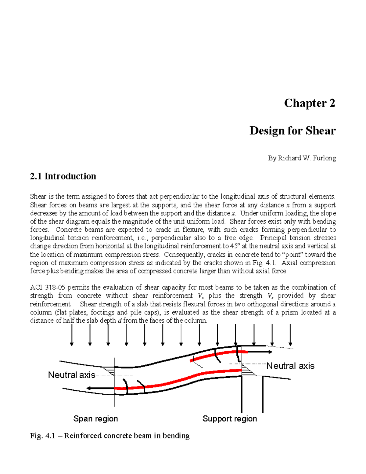 Chapter 2 - Shear Design SP 17 - 09-07 - Chapter 2 Design for Shear By ...