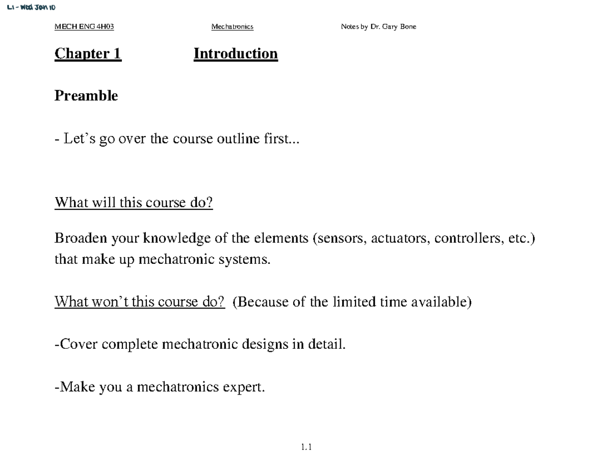 4h03 Lecture Slides Chapter 1 240112 142119 Chapter 1 Introduction Preamble Lets Go Over 