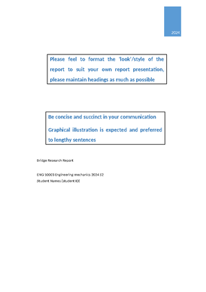 First report bridge research submission template 2024 v1-1 - Bridge ...