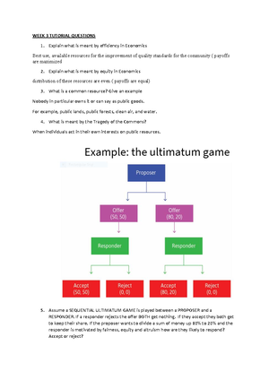 Module 6 tutorial questions - Economics Module E1 (M6) – Capitalism: Affluence, Inequality, and ...