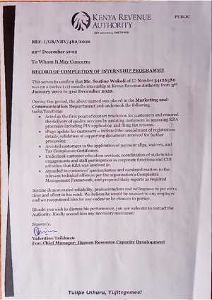 Academic certificates - Masters of Science in Pure Mathematics - Studocu