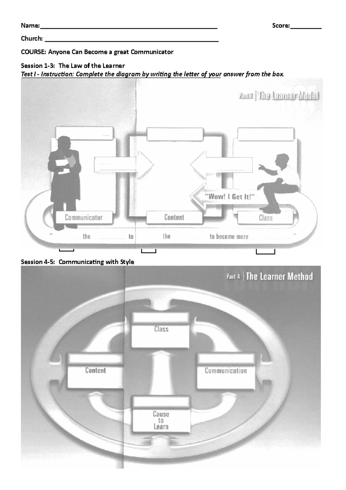 AT Anyone Can Become a Great Communicator - Name
