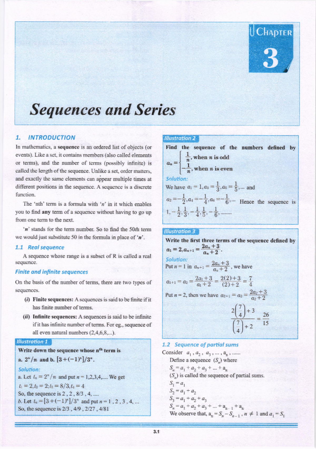 Sequence and Series - Thats it - Sequences and Series 7, INTRODUCTION ...