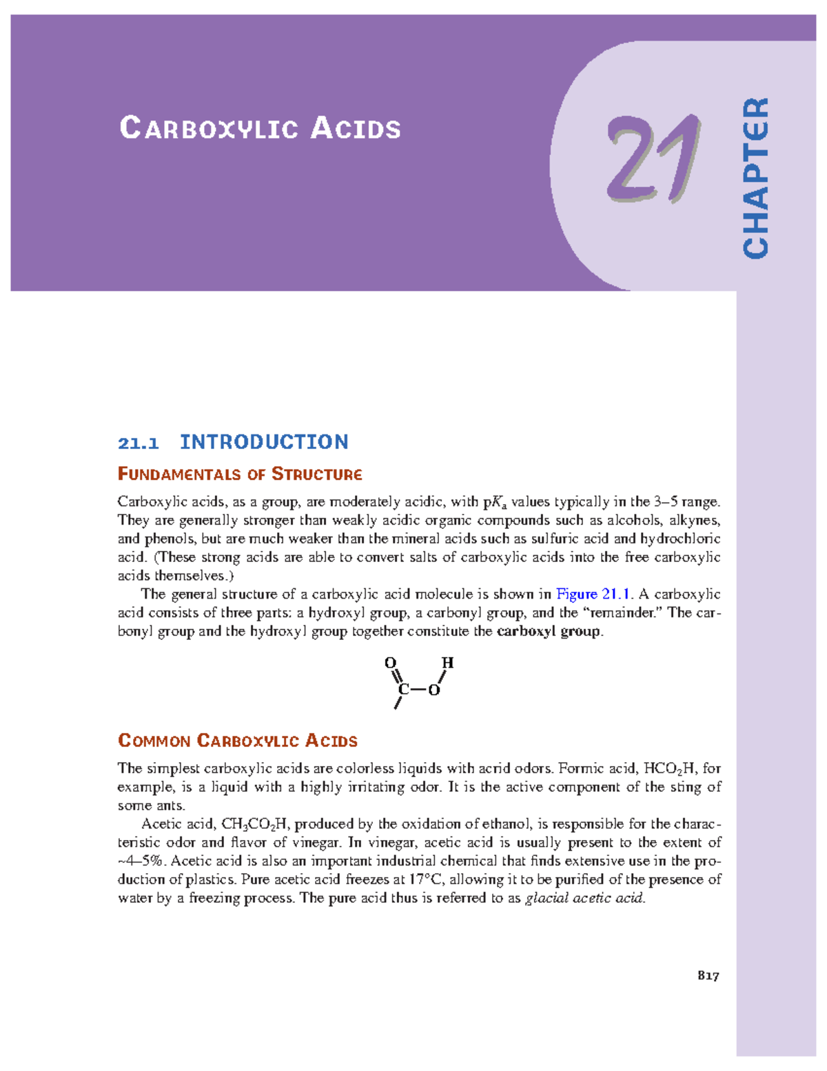 Orgo book ch 21 - Chapter 21 of Rizzo's Orgo Book - 817 1121 CHAPTER 21 ...