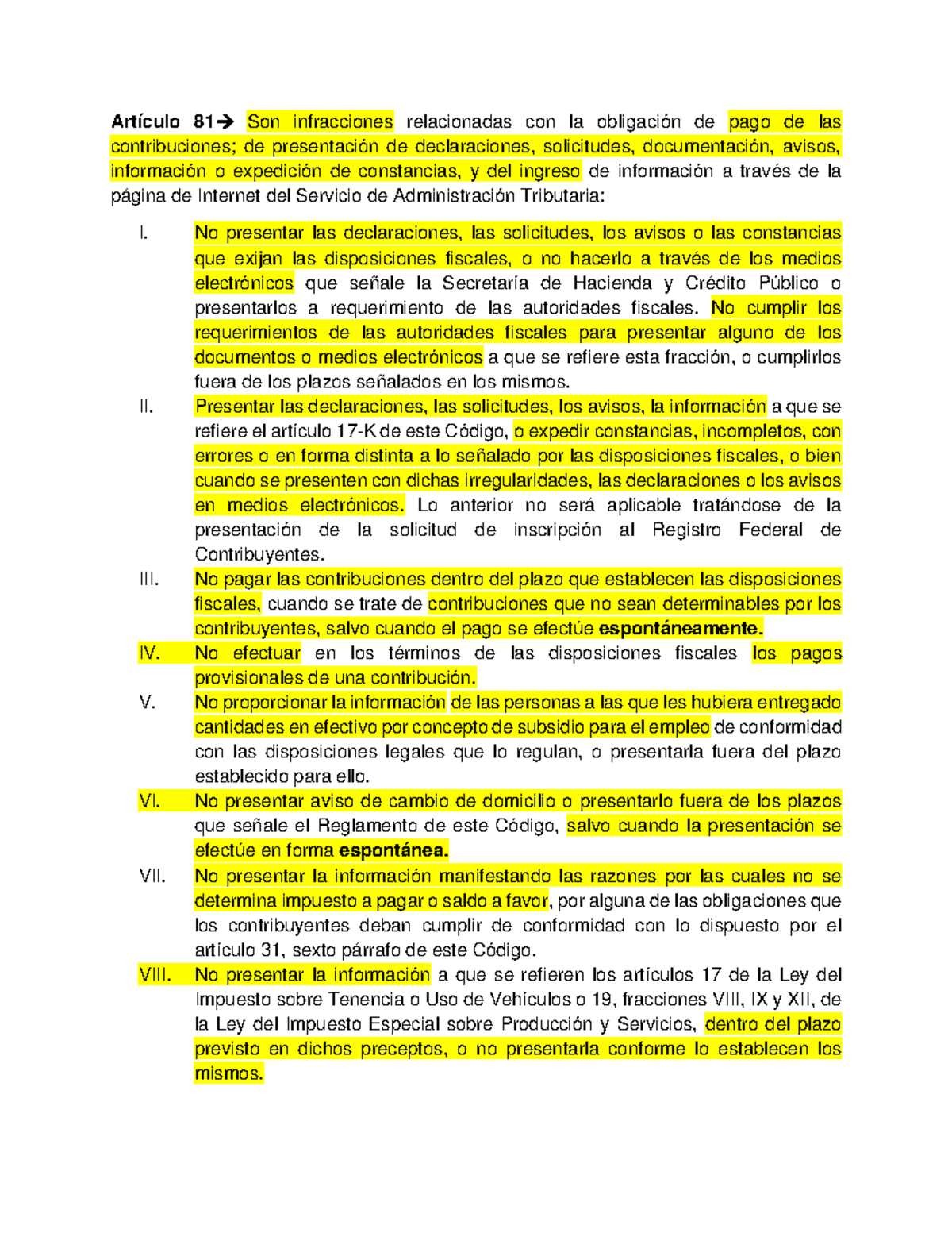 Resume de artículo 81, 89-104 - Artículo 81 → Son infracciones ...