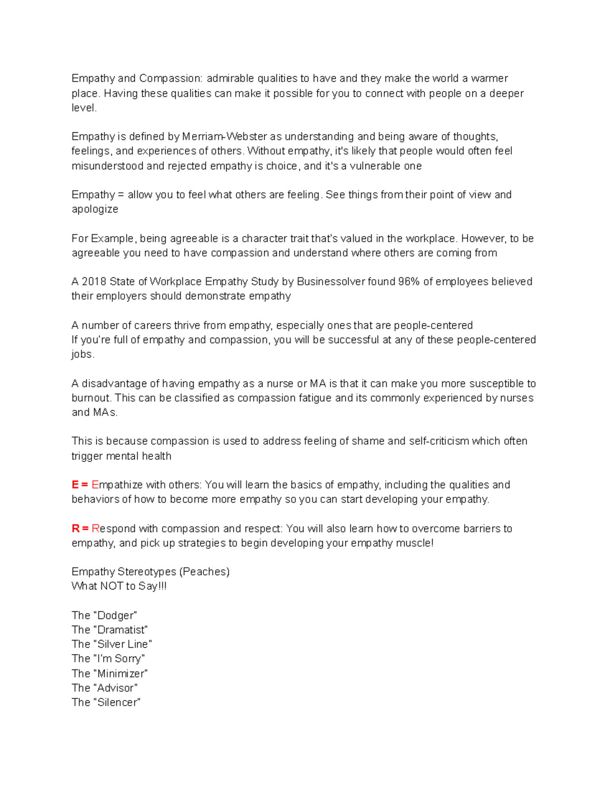 Empathy and Compassion - Having these qualities can make it possible ...