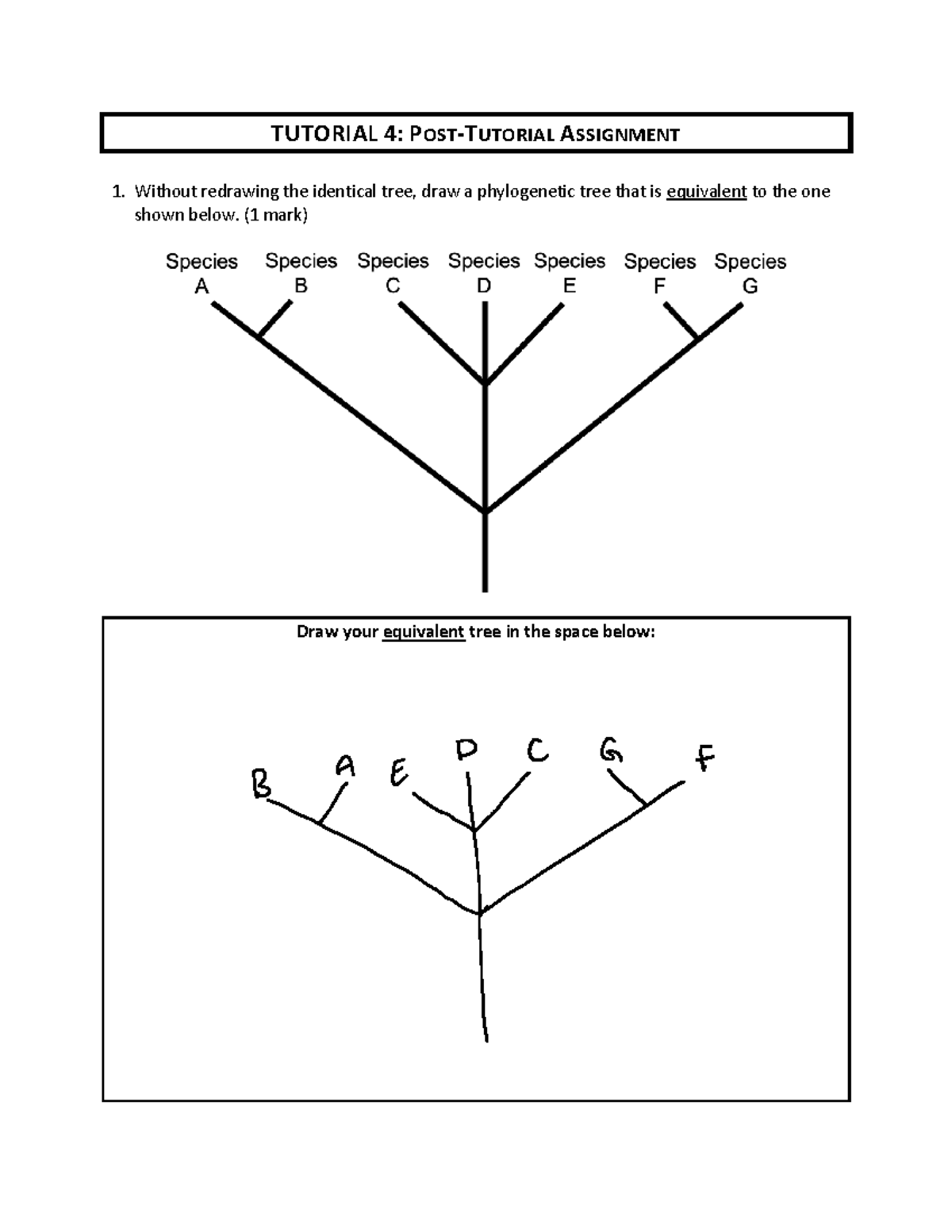 Post Tutorial 3 Assignment F2023 Copy Tutorial 4 Post Tutorial Assignment Without Redrawing
