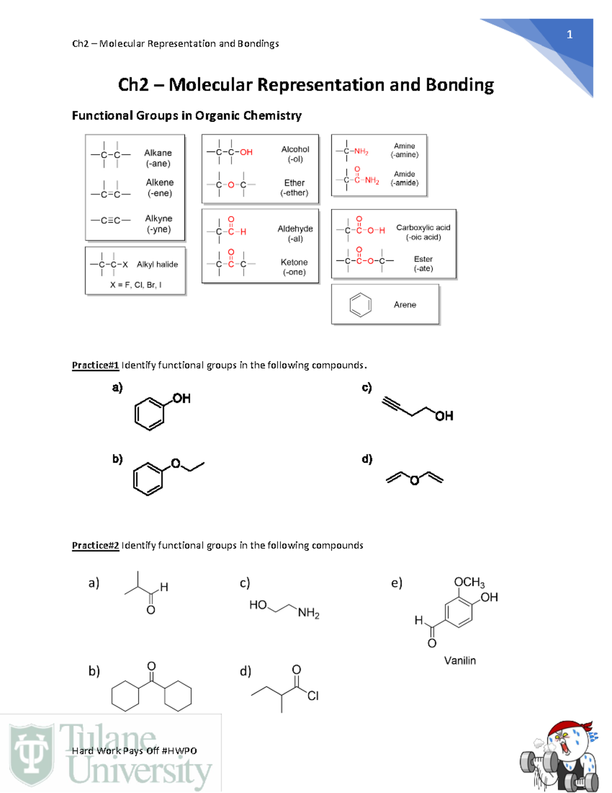 Organic chemistry Ch2 lecture notes - CHEM 2410 - Studocu
